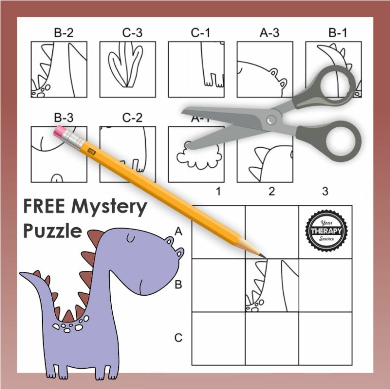 Dinosaur Worksheet Free Printable - Your Therapy Source