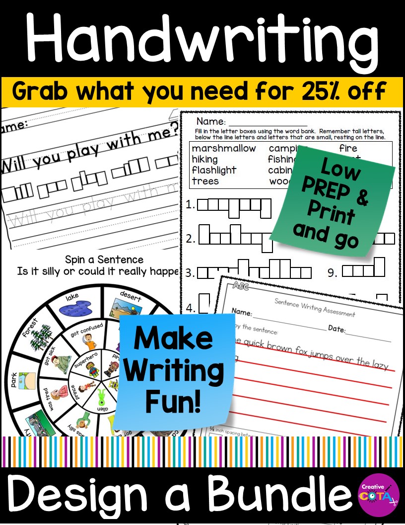 Creative COTA Handwriting Bundle - Your Therapy Source