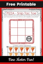 Pizza Game - Free Printable - Your Therapy Source