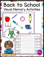 School Visual Memory Activities - Your Therapy Source