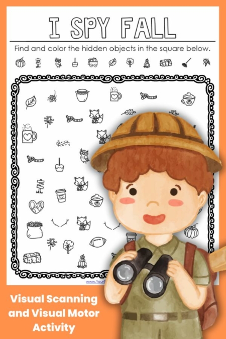 Fall I Spy Printable - Free PDF - Your Therapy Source