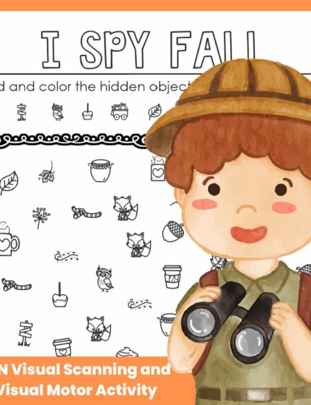 Fall I Spy Printable - Free PDF - Your Therapy Source