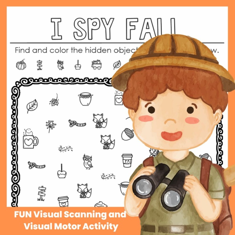 Visual Perception Activities - Free Printables - Your Therapy Source