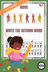 Autumn Brain Break Free Printable - Your Therapy Source
