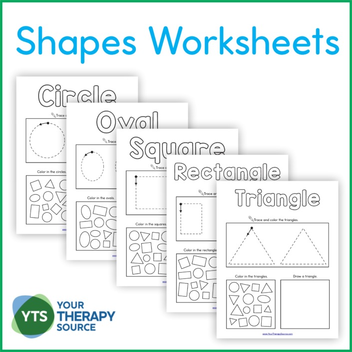 Shapes Worksheet Preschool - Free Printables - Your Therapy Source