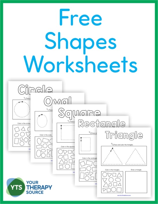 Shapes Worksheet Preschool - Free Printables - Your Therapy Source