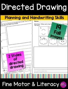 Fall Directed Drawing and Writing - Your Therapy Source