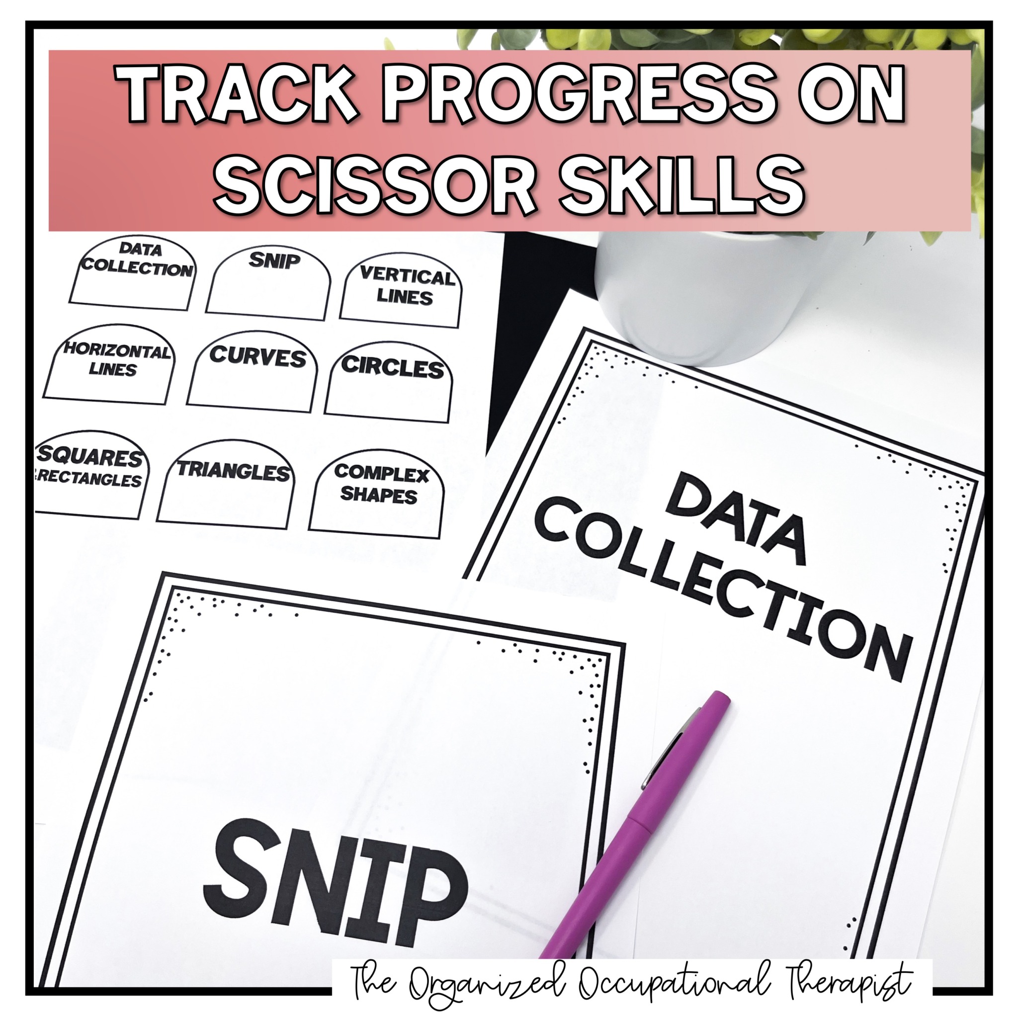 Scissor Skills Practice Worksheets - Your Therapy Source