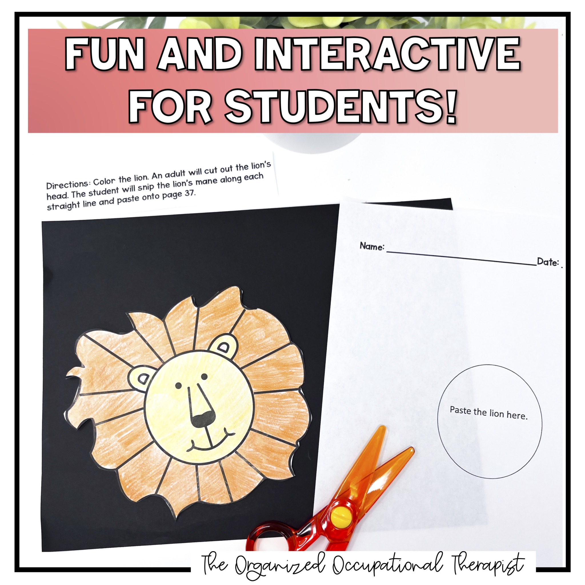 Scissor Skills Practice Worksheets - Your Therapy Source