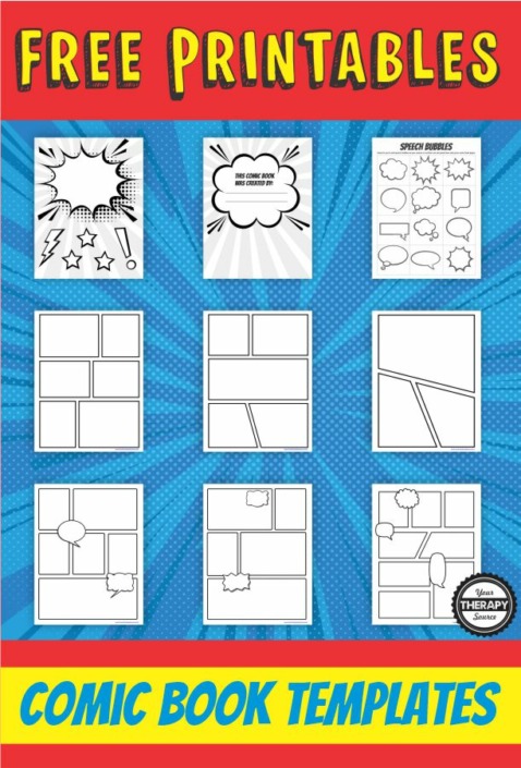 Printable Comic Strip Template: A Free Resource for All Ages - Your ...
