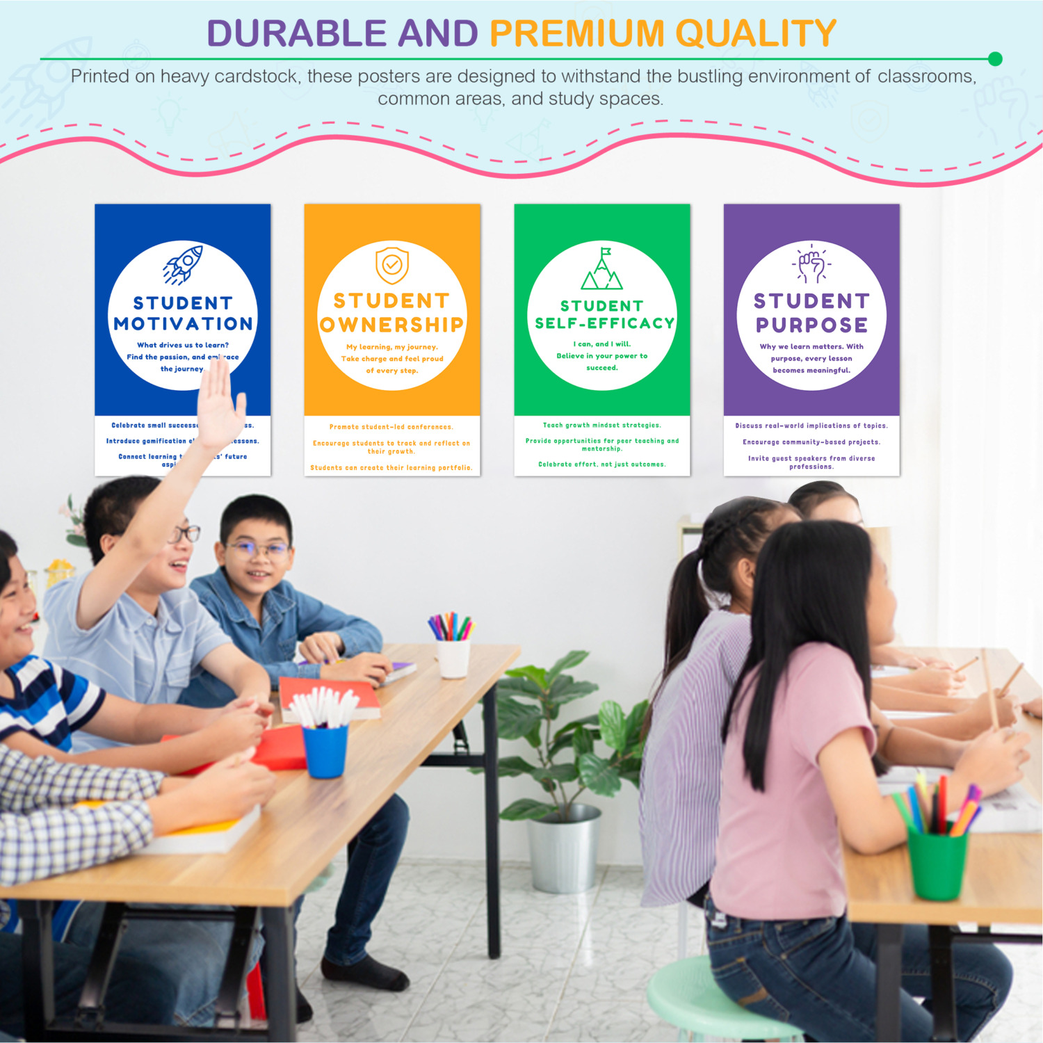 Student Agency Poster Packet + BONUS Digital PDF Workbook - Your ...