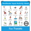 Vestibular Input Activities and Ideas to Help Children - Your Therapy ...