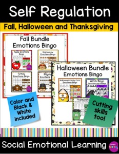 Fall Social Emotional Learning Emotions Bingo - Your Therapy Source