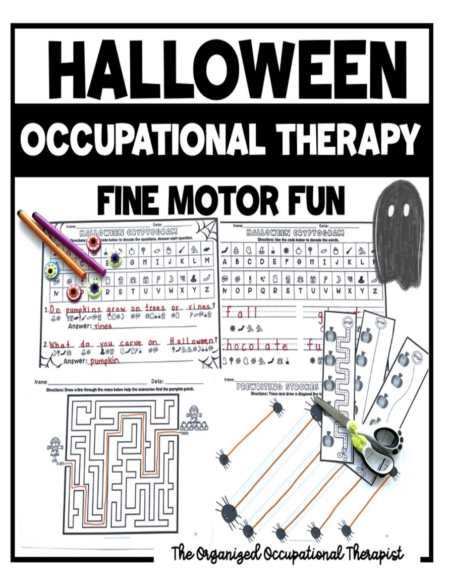 Halloween Fine Motor Packet - Your Therapy Source