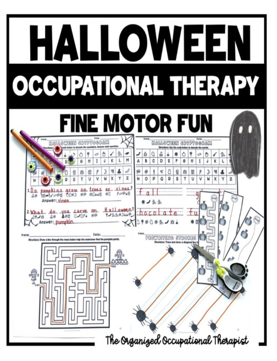 Halloween Fine Motor Packet - Your Therapy Source