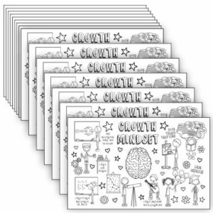 Growth Mindset Coloring Pages - BULK Classroom Pack - Your Therapy Source