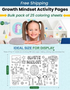 Growth Mindset Coloring Pages - BULK Classroom Pack - Your Therapy Source
