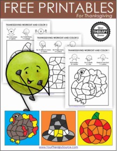 Thanksgiving Color By Number Worksheets - Free Printables with a Twist ...