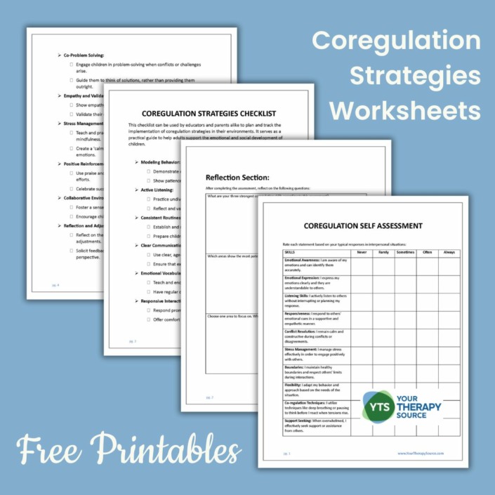 Free Occupational Therapy Worksheets and PT Resources - Your Therapy Source