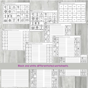 Fall Visual Memory Packet - Your Therapy Source