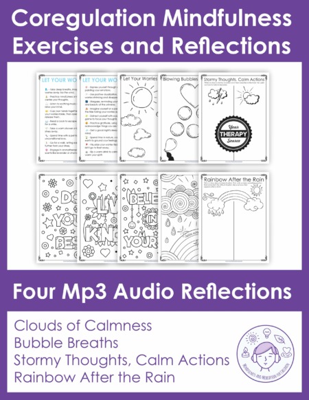 Coregulation Reflections Audio & Worksheet Bundle - Your Therapy Source