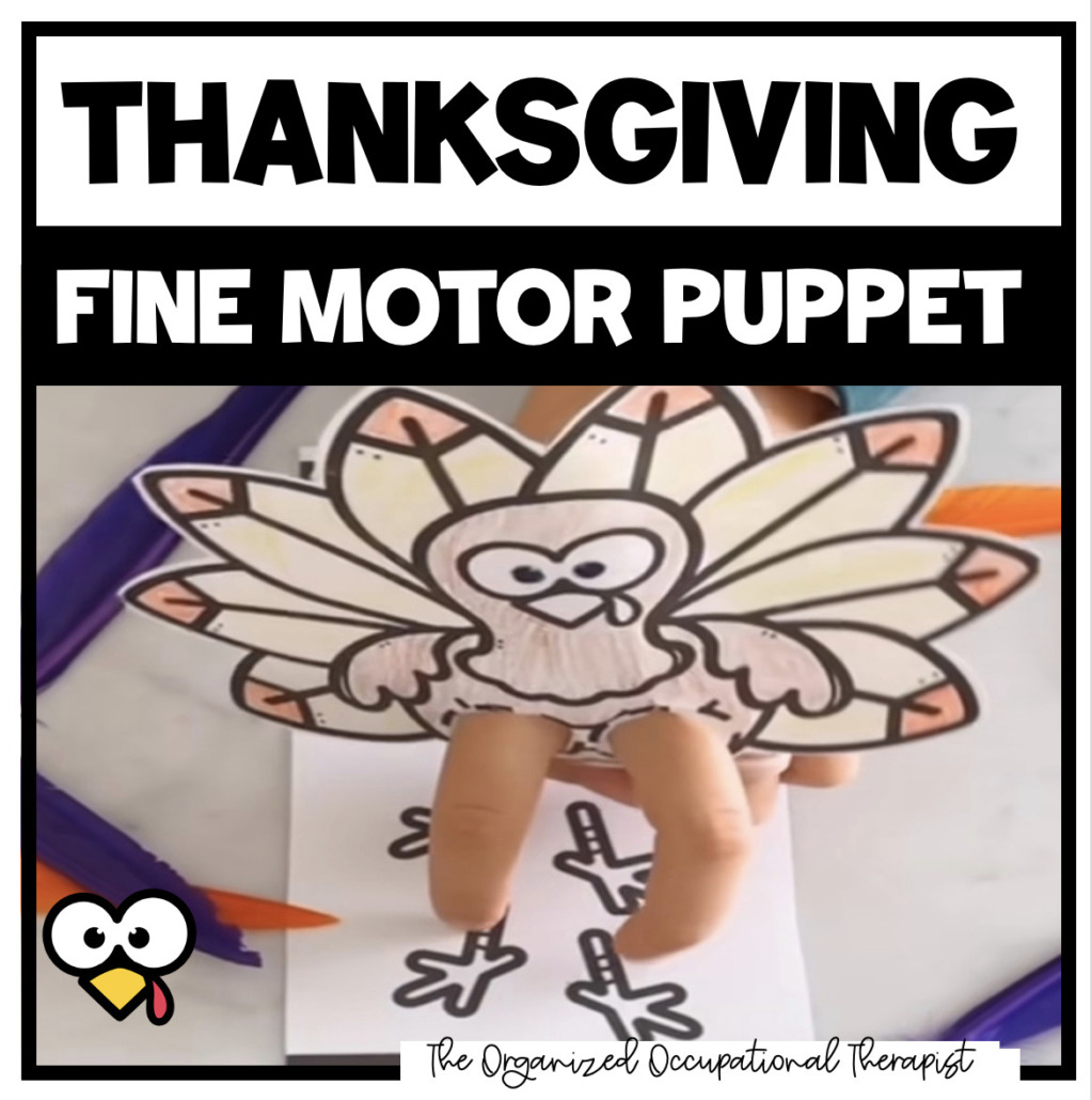 Thanksgiving Fine Motor Printables - Your Therapy Source