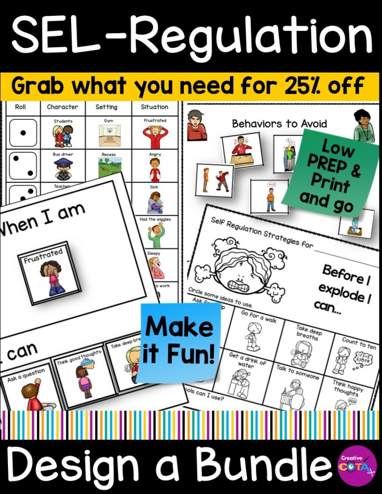 Self Regulation SEL Bundle - Creative COTA - Your Therapy Source