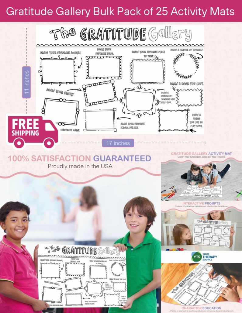 Gratitude Prompts for Kids - Free Printable Slide Deck - Your Therapy ...