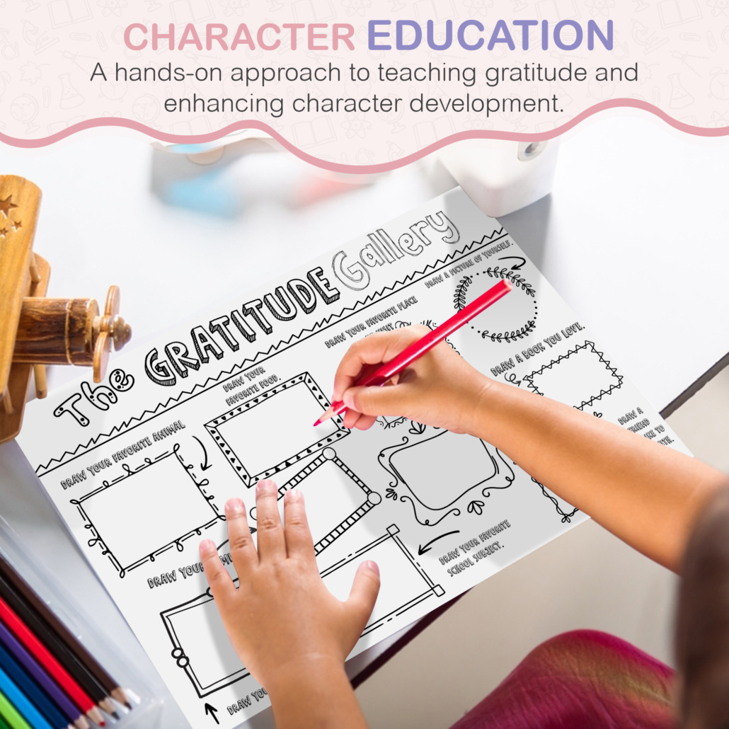 Gratitude Coloring Page Bulk Pack - Your Therapy Source