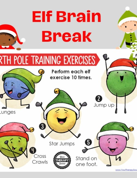 Popular December Holiday Freebies - Your Therapy Source