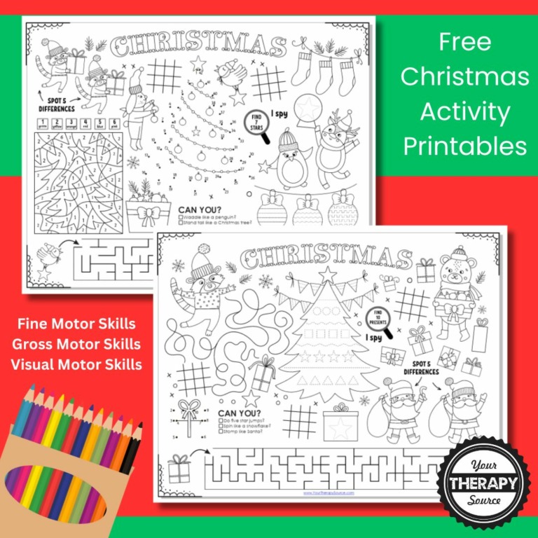 Visual Perception Activities - Free Printables - Your Therapy Source
