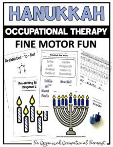 Hanukkah Fine Motor Packet - Your Therapy Source