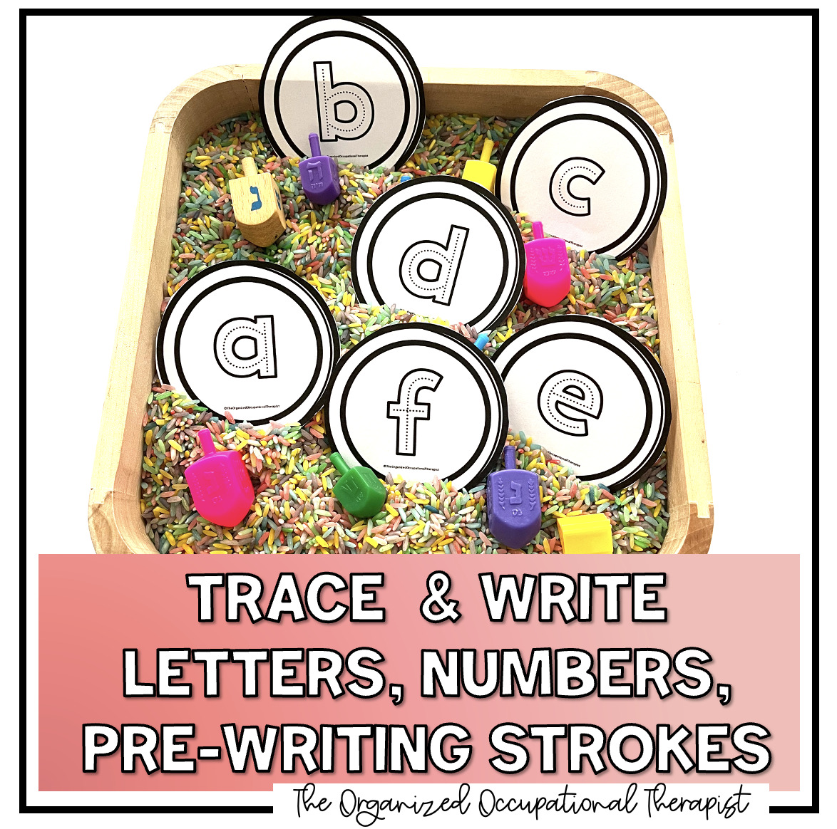 Hanukkah Sensory Bin Activity Cards - Your Therapy Source