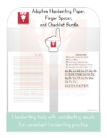 Adaptive Handwriting Paper, Checklists and More Bundle - Your Therapy ...