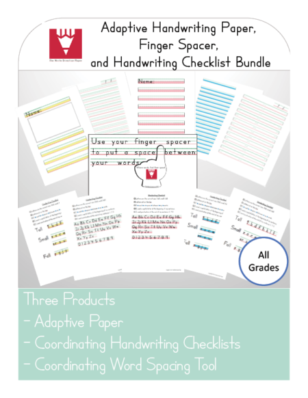 Adaptive Handwriting Paper, Checklists and More Bundle - Your Therapy ...