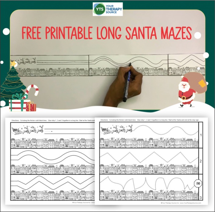 Popular December Holiday Freebies - Your Therapy Source