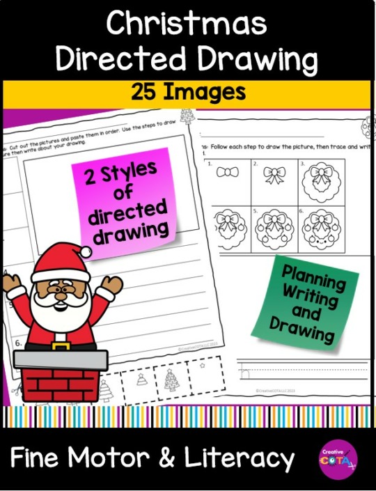 Christmas Directed Drawing and Writing Prompts - Your Therapy Source