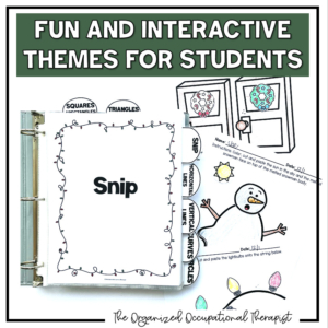 Christmas Scissor Skills Packet - Your Therapy Source