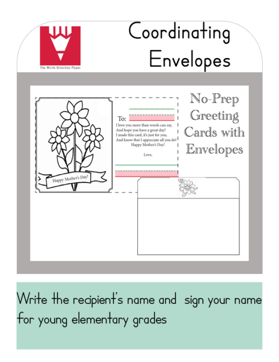 Greeting Card Handwriting Set - Your Therapy Source