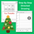 Christmas Tree Step by Step Drawing - Your Therapy Source