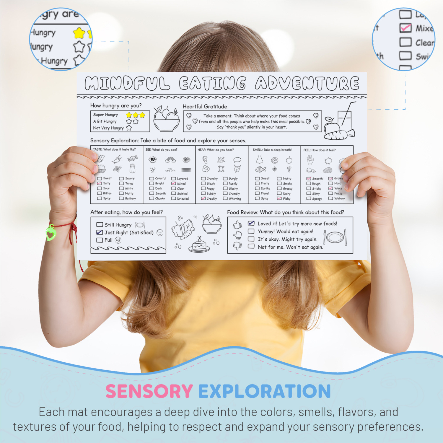 Mindful Eating Placemats - Your Therapy Source