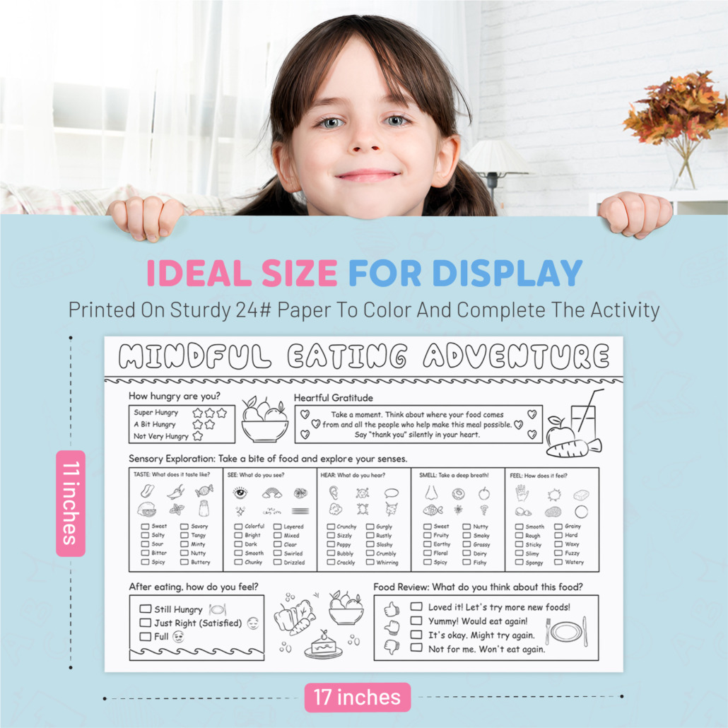 Mindful Eating Placemats - Your Therapy Source