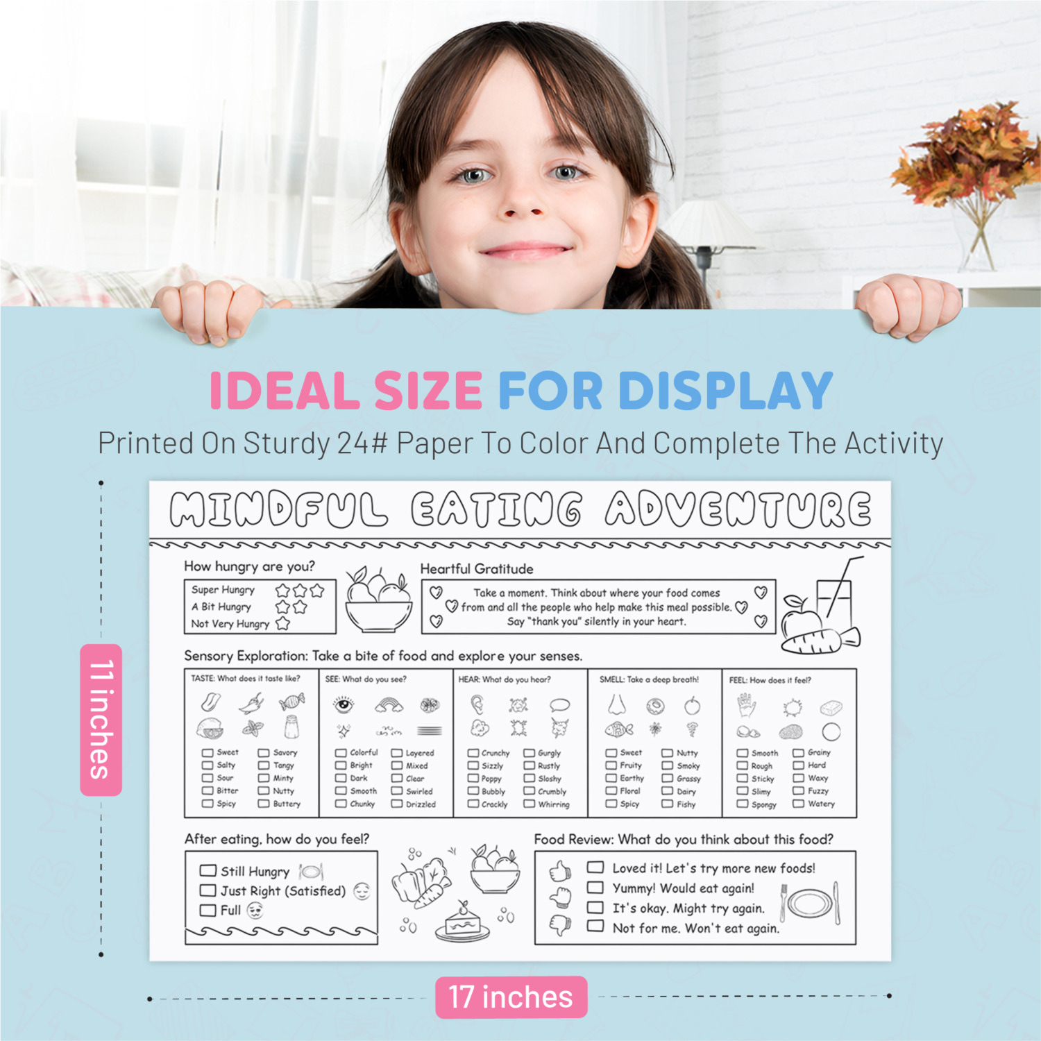 Mindful Eating Placemats - Your Therapy Source