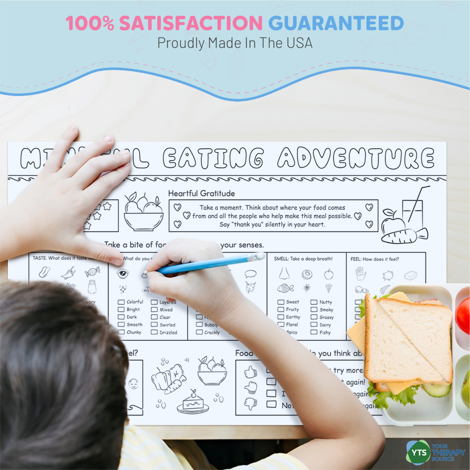 Mindful Eating Placemats - Your Therapy Source