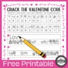 Valentine Cryptogram Free Printable Puzzle - Your Therapy Source