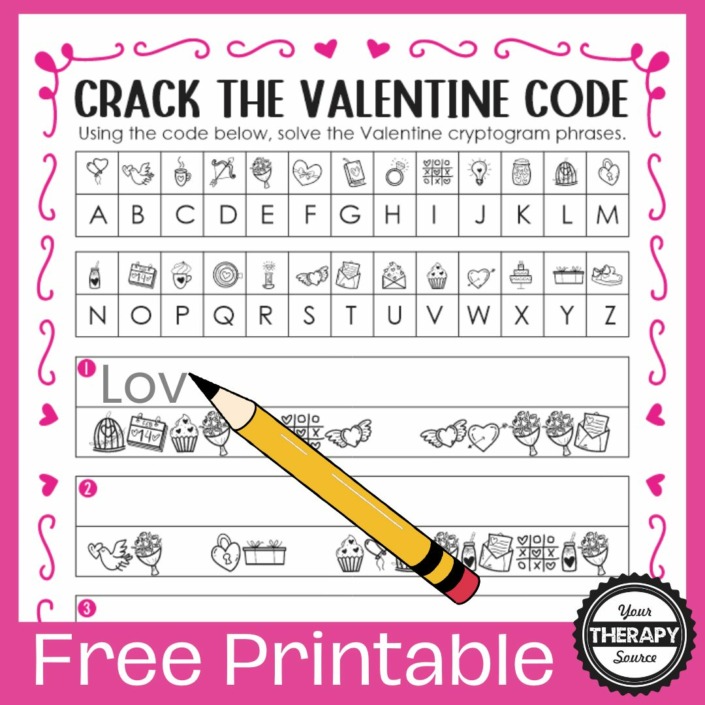 Free Handwriting Worksheets - Your Therapy Source