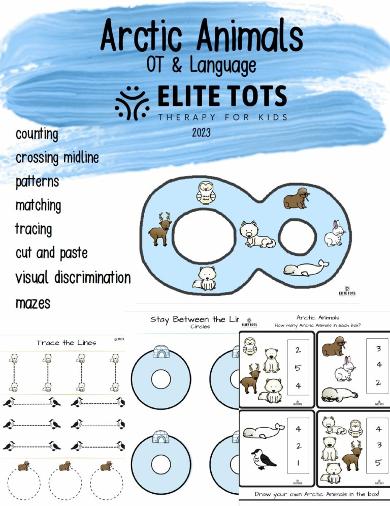 Arctic Animals - OT and Language Packet - Your Therapy Source