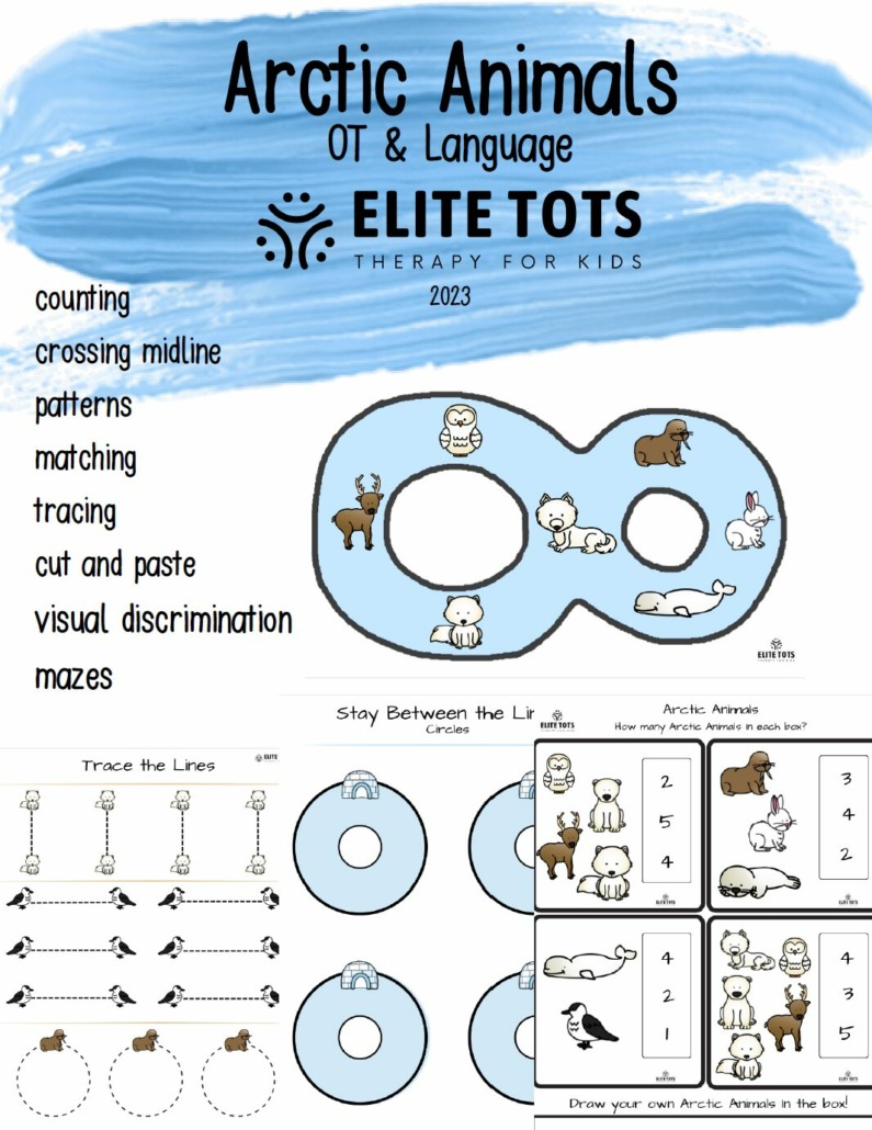 Arctic Animals - OT and Language Packet - Your Therapy Source