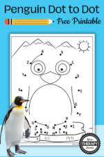 Penguin Dot to Dot Free Printable - Your Therapy Source