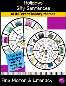 Holiday Silly Sentence Wheels - Your Therapy Source